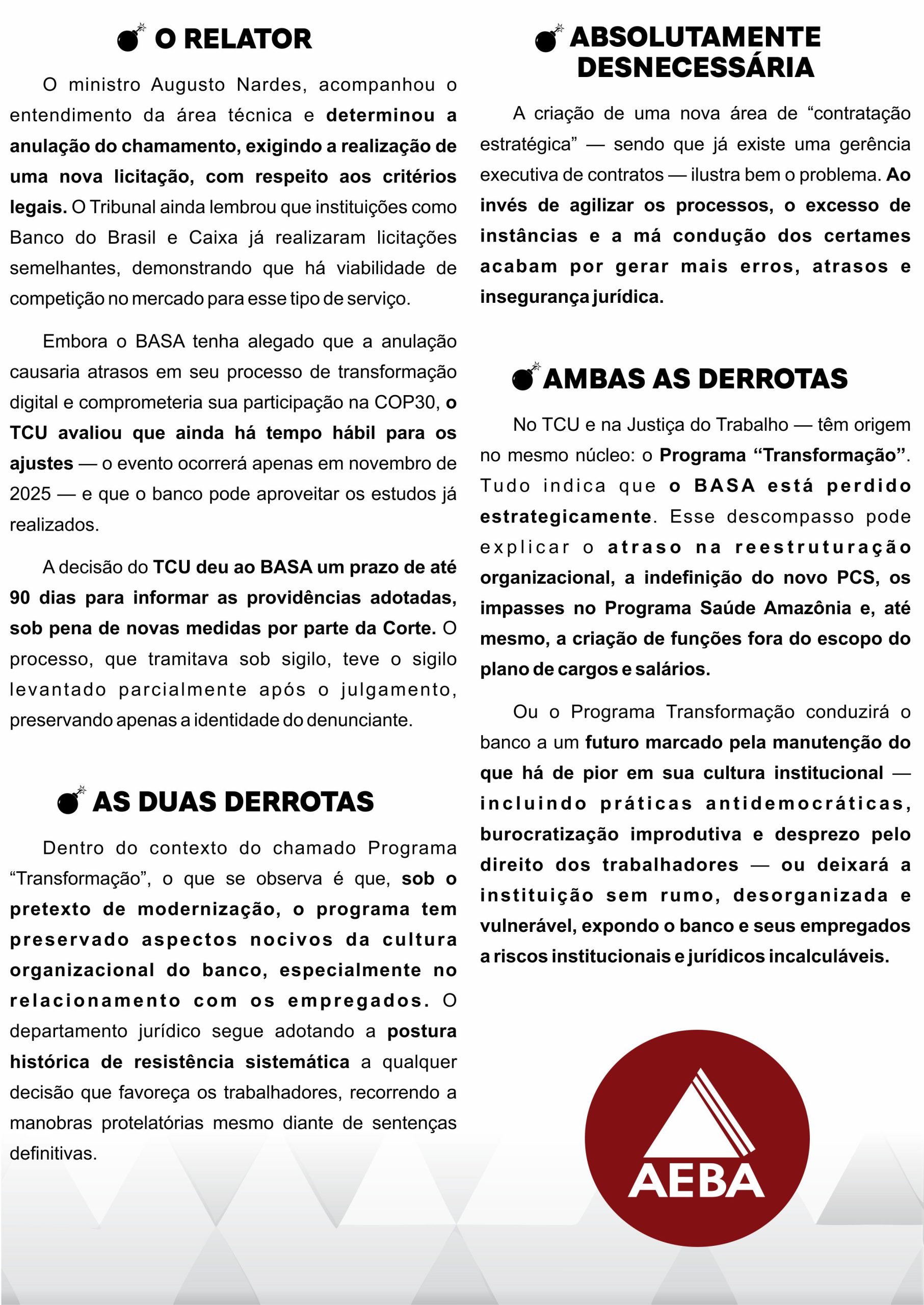 Banco da Amazônia acumula derrotas e expõe falhas graves de governança ...